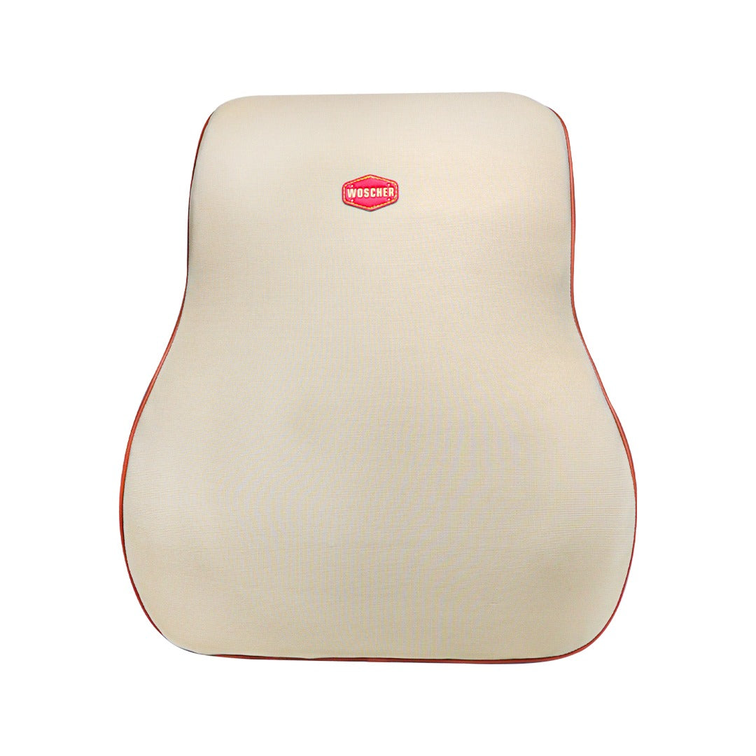 Buy Woscher Memory Foam Back Rest Support Pillow (Beige)